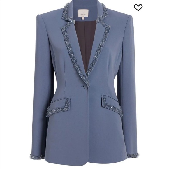cinq a sept | Jackets & Coats | Cinq A Sept Beaded Kayden Blazer | Poshmark